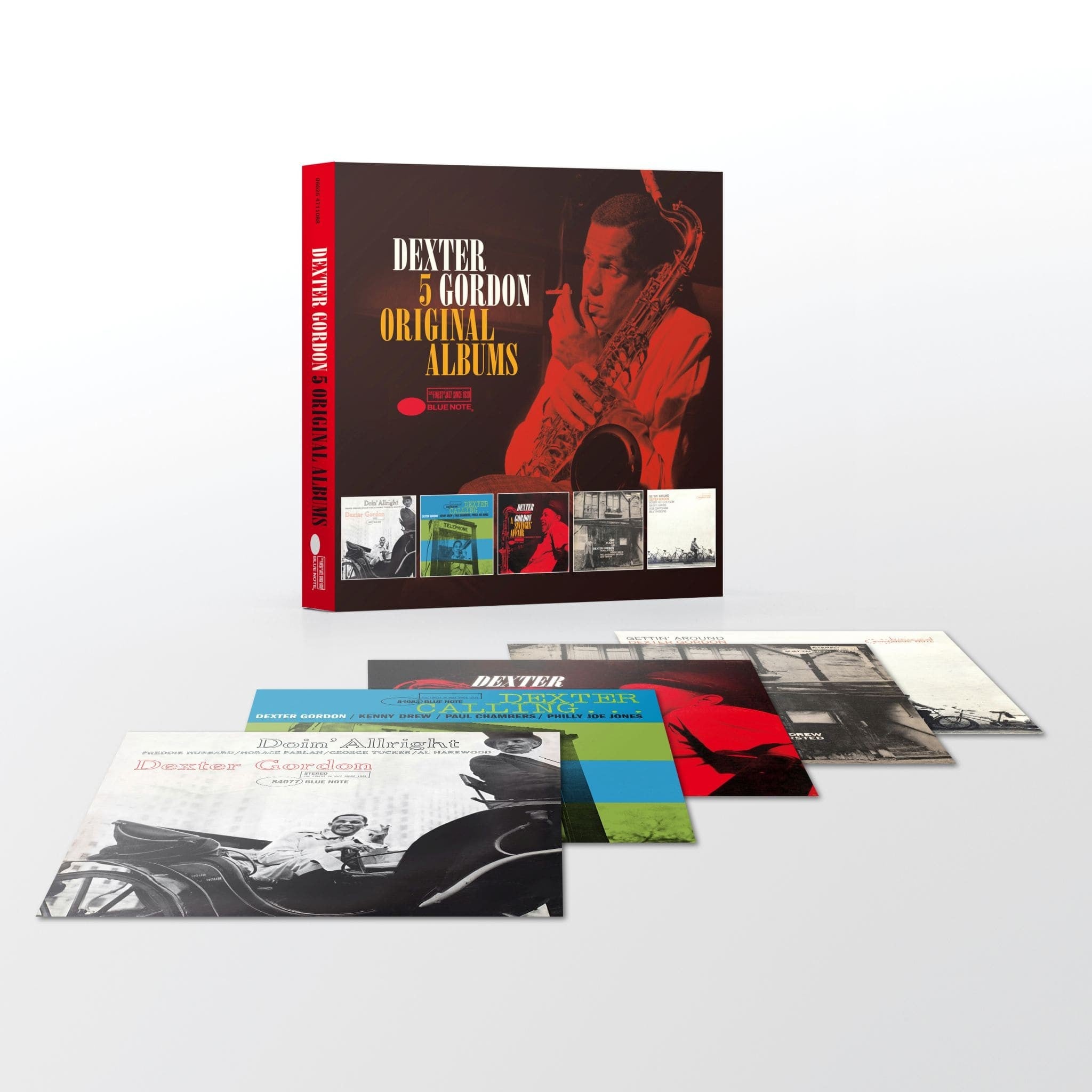 Dexter Gordon - 5 Original Albums (5-CD-Set) - JazzEcho + Everything ...